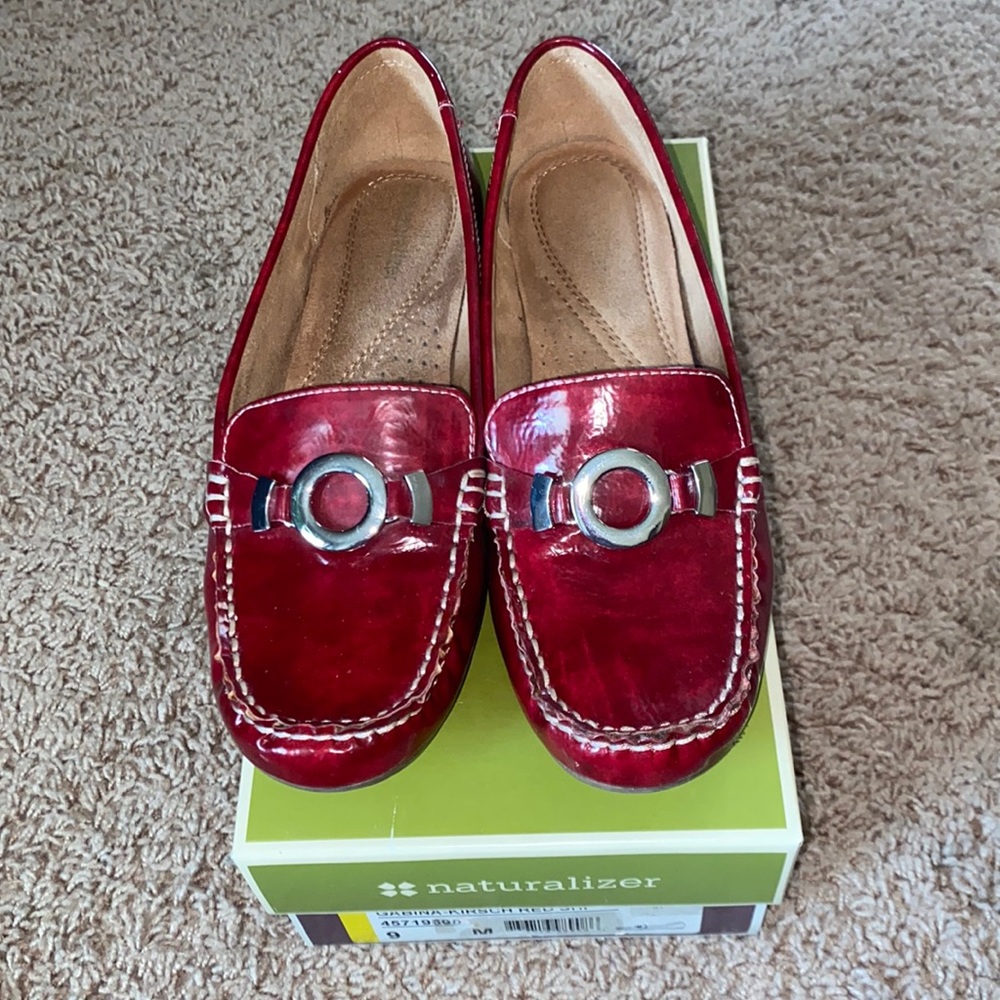 Naturalizer Gabina -Kirsch Shiny Red Leather - Gem